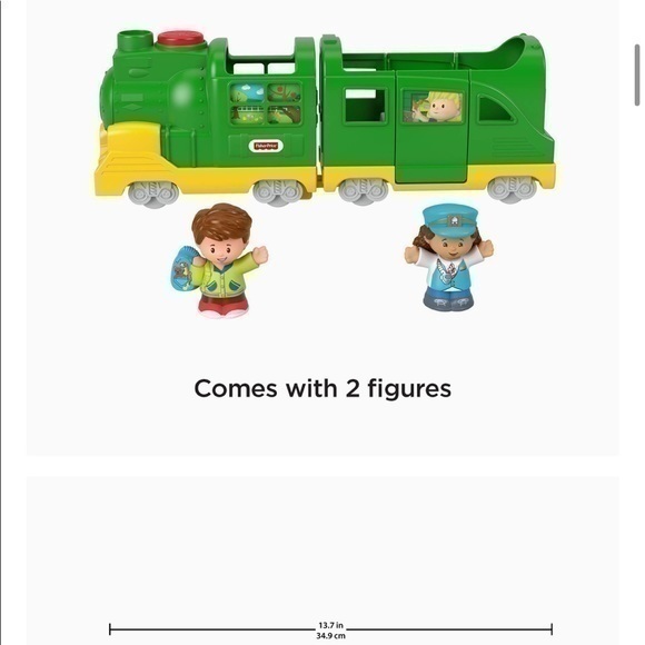 Fisher-Price | Toys | Fisher Price Little People Green Train | Poshmark